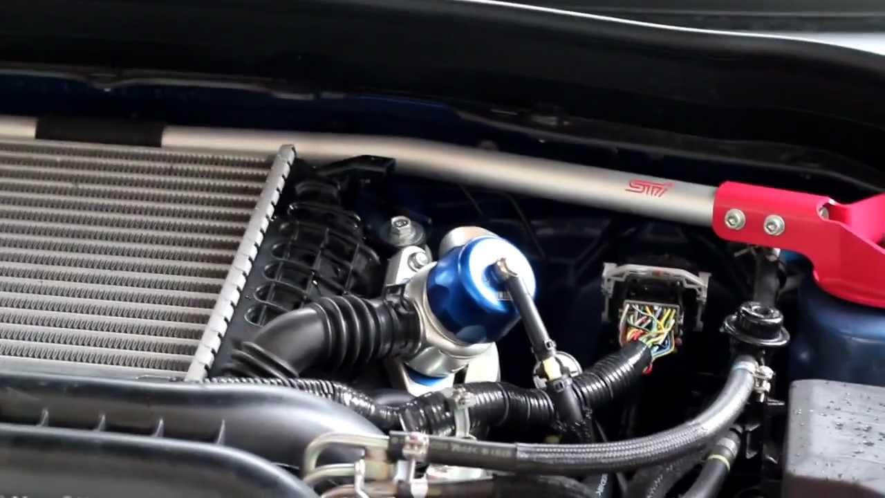 Turbosmart dual port BOV 50/50 subaru WRX my11 - YouTube