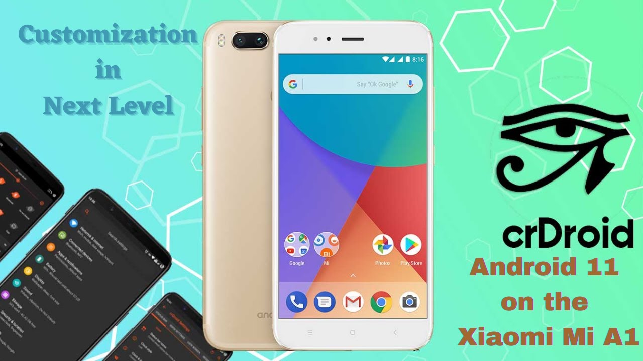 crdroid 7.2 Android 11on xiaomi mi a1! Customization in Next Level in ...