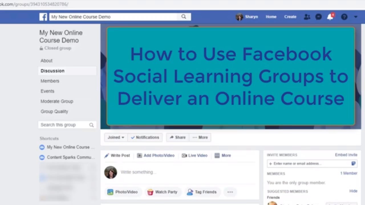 How to Use Facebook Groups for Your Online Course Platform - YouTube