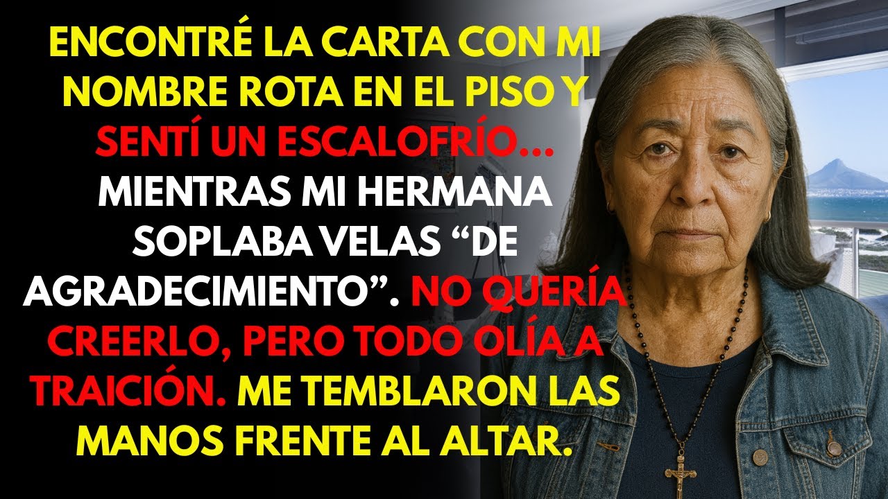 Encontré la carta con mi nombre rota en el piso… mientras mi hermana ...