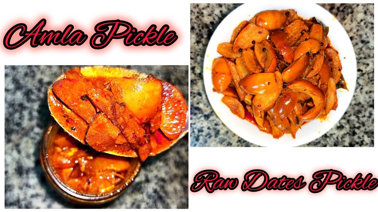 Easy Raw Date's Pickle | Fresh Dates Pickle | Indian Gooseberry Pickle ...