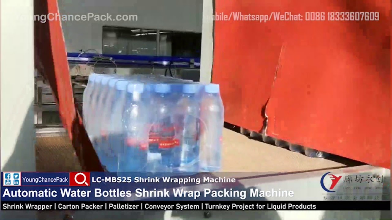 Automatic Water Bottles Shrink Wrapping Machine from YoungChancePack ...