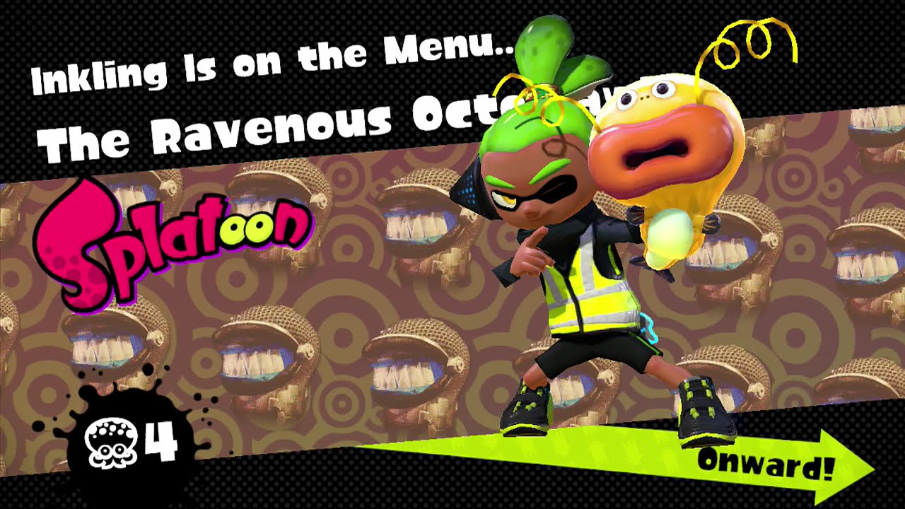 SPLATOON STORY MODE BOSS 4 THE RAVENOUS OCTOMAW! - YouTube
