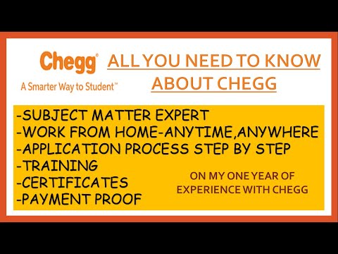 All you need to know about Chegg Experts|Q&A Expert| Subjects ...