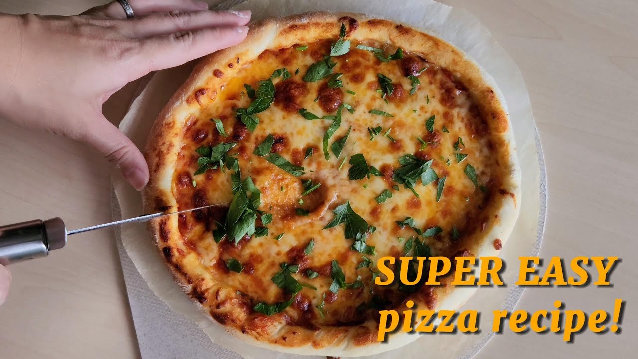 INCREDIBLY EASY Homemade Pizza Recipe EVERYONE Can Make ! - YouTube