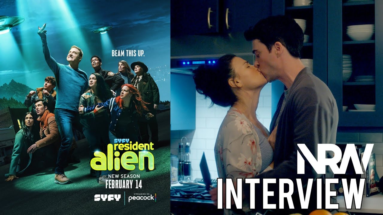 Actors' Meredith Garretson and Levi Fiehler talk 'RESIDENT ALIEN: S03 ...