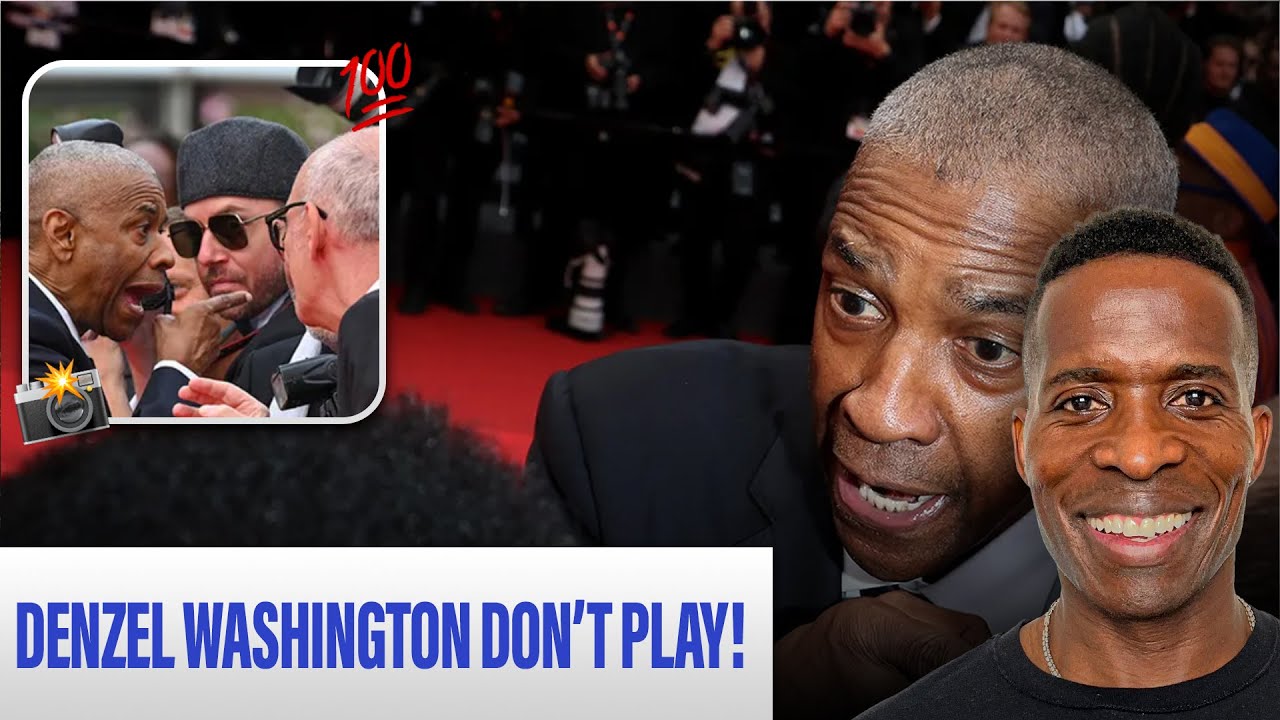 Denzel Washington Had To Check This Photographer For Putting His Hands ...
