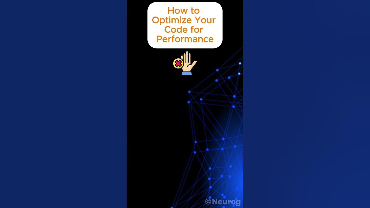 How to Optimize Your Code for Performance - YouTube