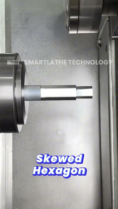 SL-X CNC Lathe | Polygon Turning of Regular & Skewed Hexagon Faces. # ...