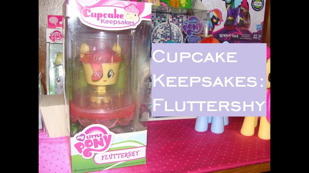 Cupcake Keepsakes: Fluttershy My Little Pony - Opening/Review - YouTube