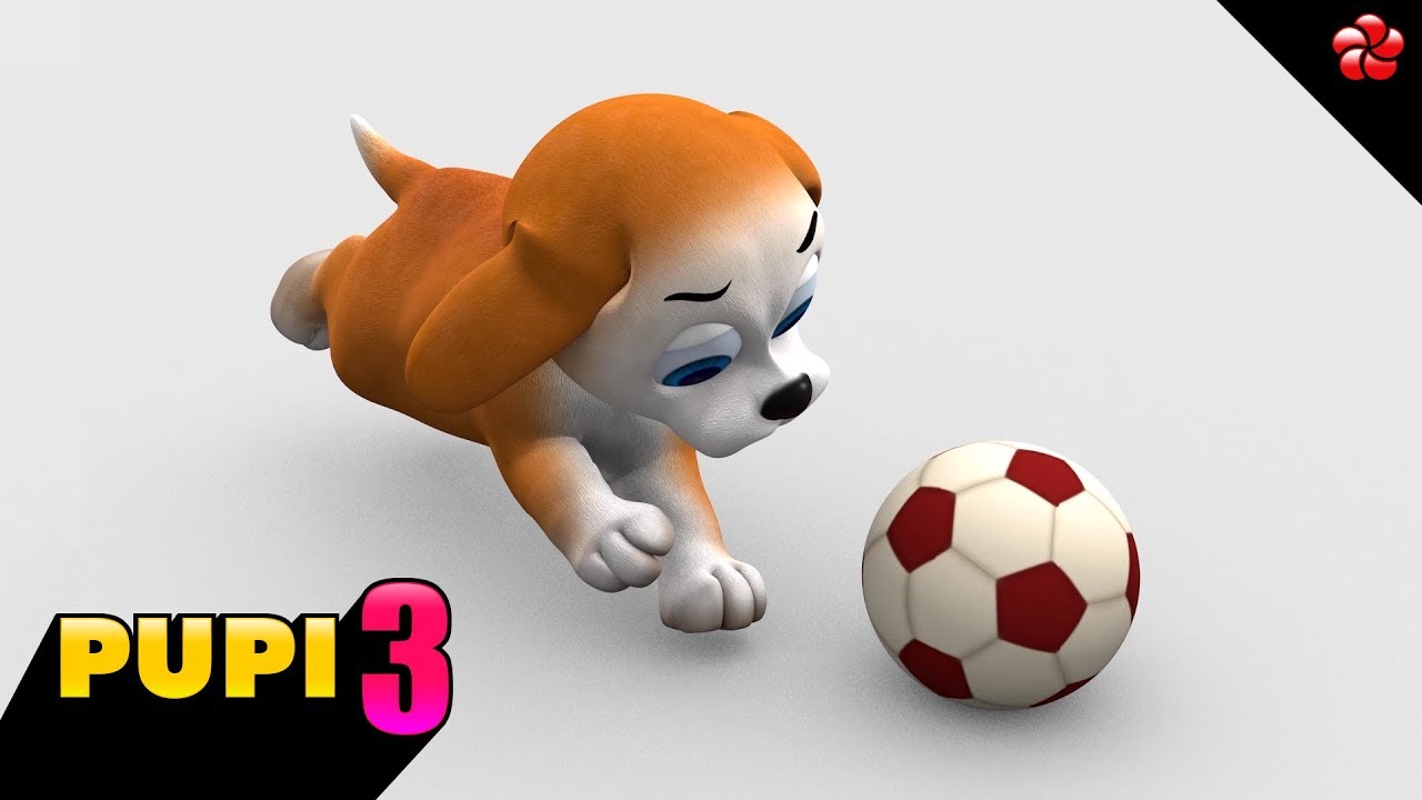 PUPI 3 ♥ Pupi and football ★ Malayalam animation for children - YouTube