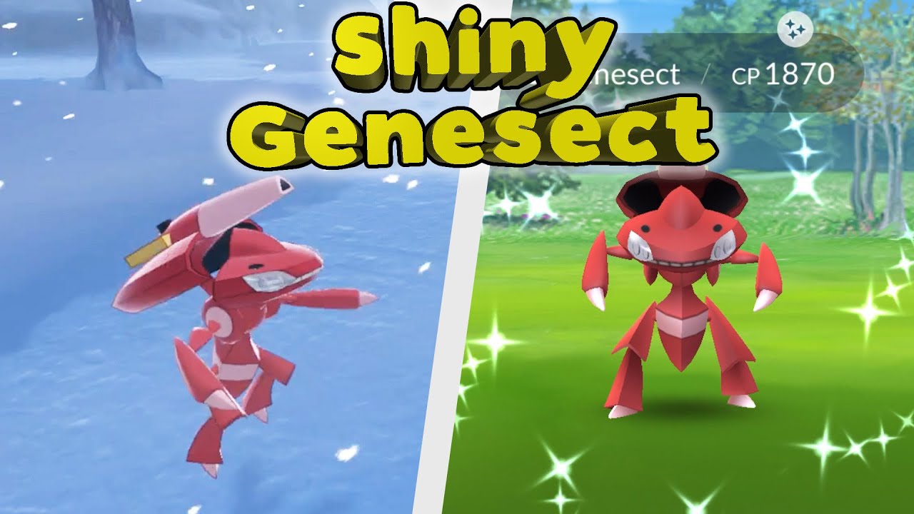 Shiny Genesect #649 in Pokemon Go! + Showing it off in Sword and Shield ...
