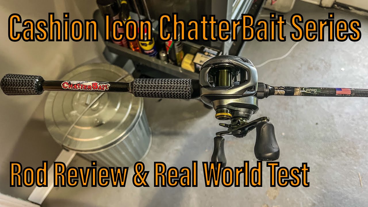 Cashion Icon Chatterbait Series Rod! - Review & Real World Test - YouTube