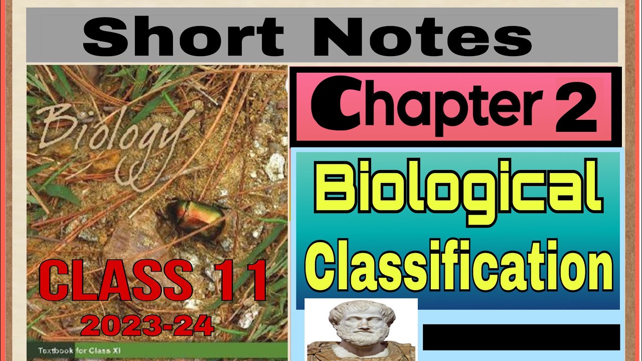 Short Notes / Chapter 2/ Biological Classification/ Hand written notes ...