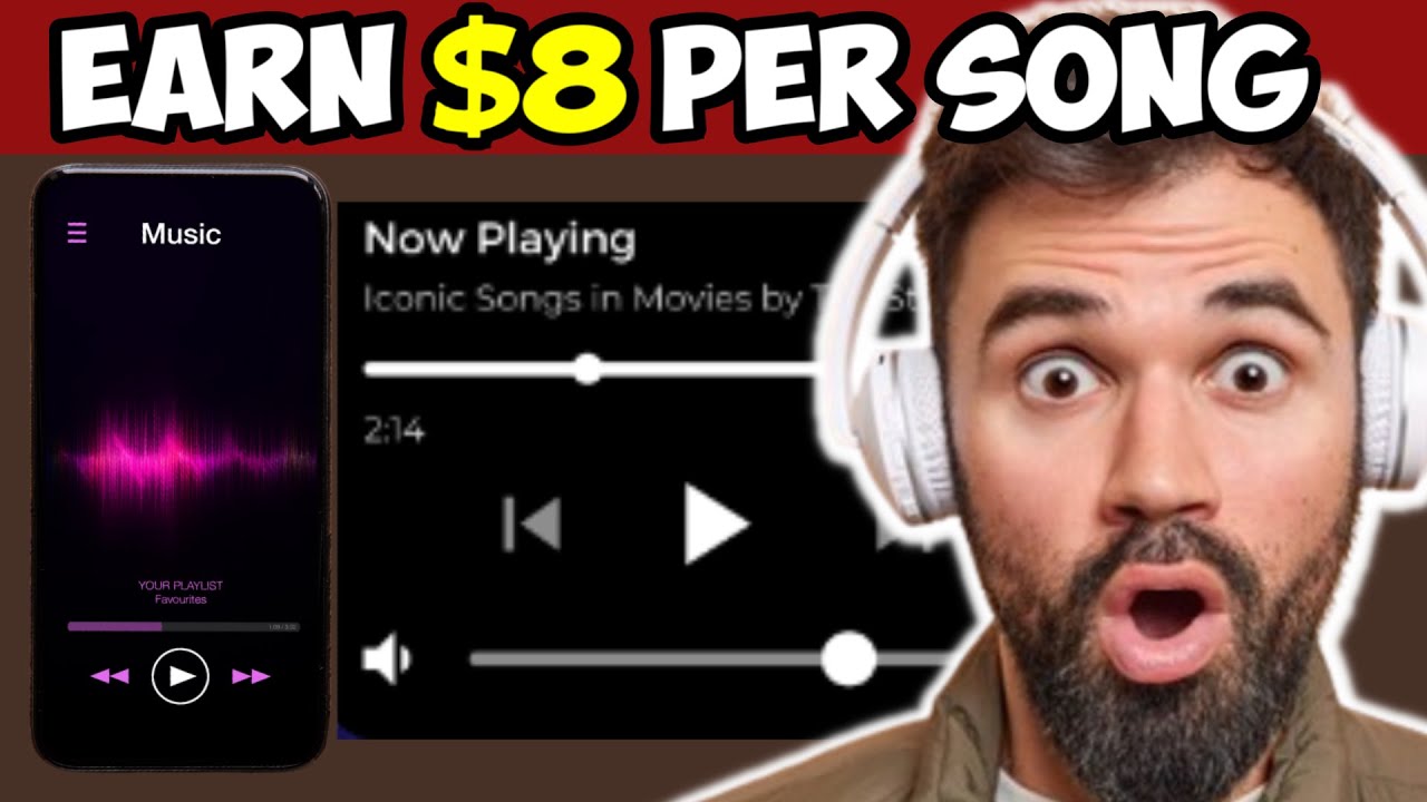 Earn $8.00 Per Song You Listen To ! (Make Money online 2023) - YouTube