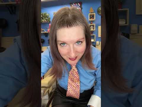 Kat Surth was live! Shirt and tie, shaving off eyebrows, under the ...