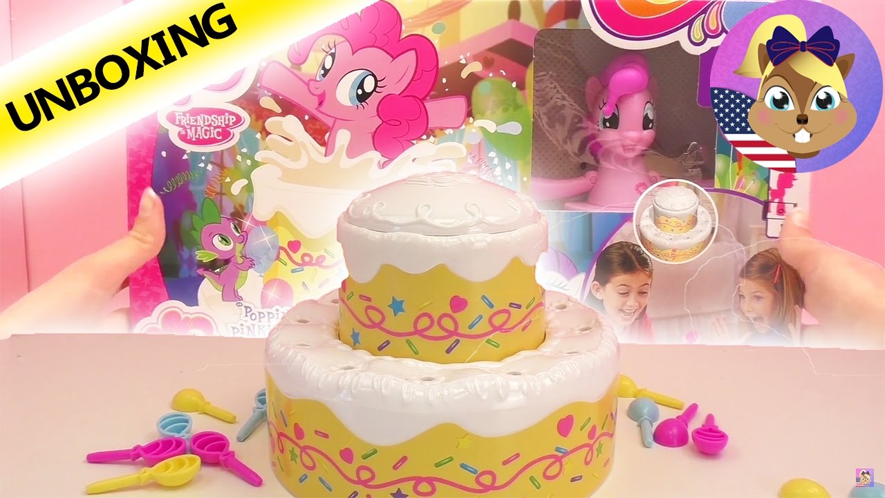 My Little Pony INSIDE OF A CAKE! - Hasbro Poppin' Pinkie Pie Game - YouTube