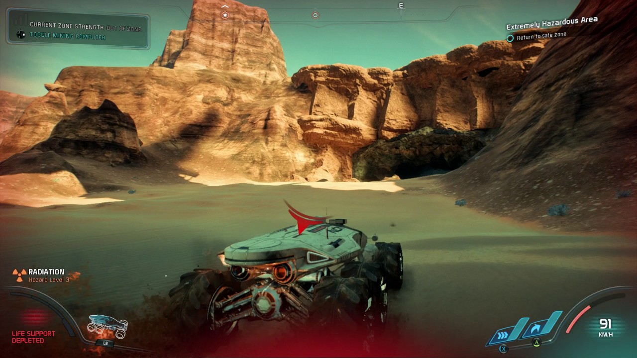 Mass Effect Andromeda Get to Kett Stronghold North of Prodromos - YouTube