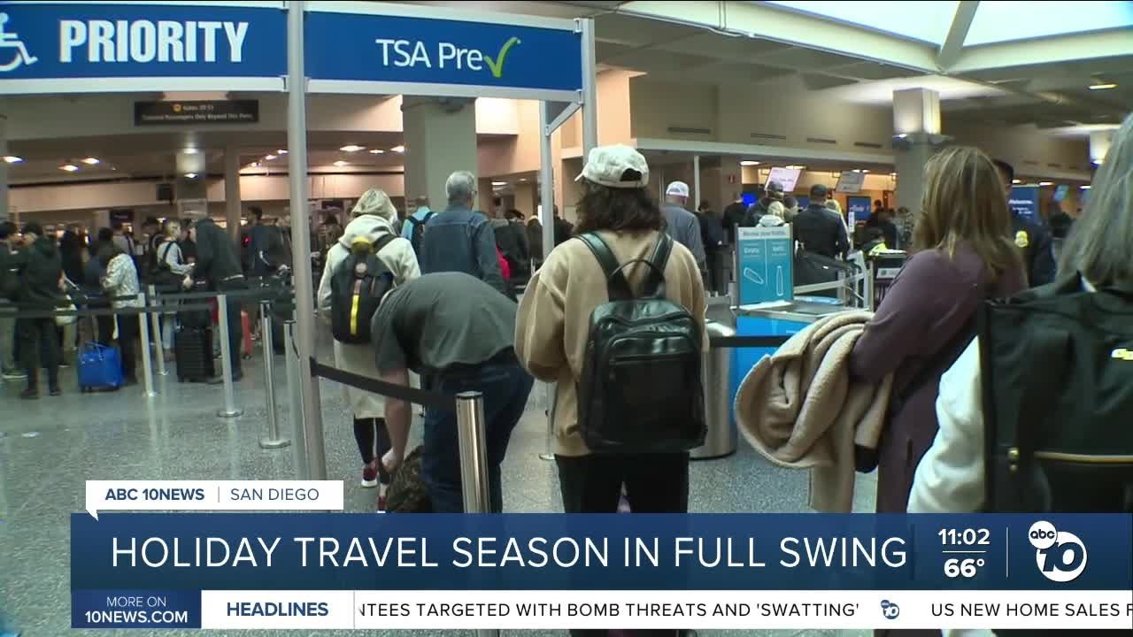 Busy Thanksgiving Eve for travelers at San Diego International Airport ...