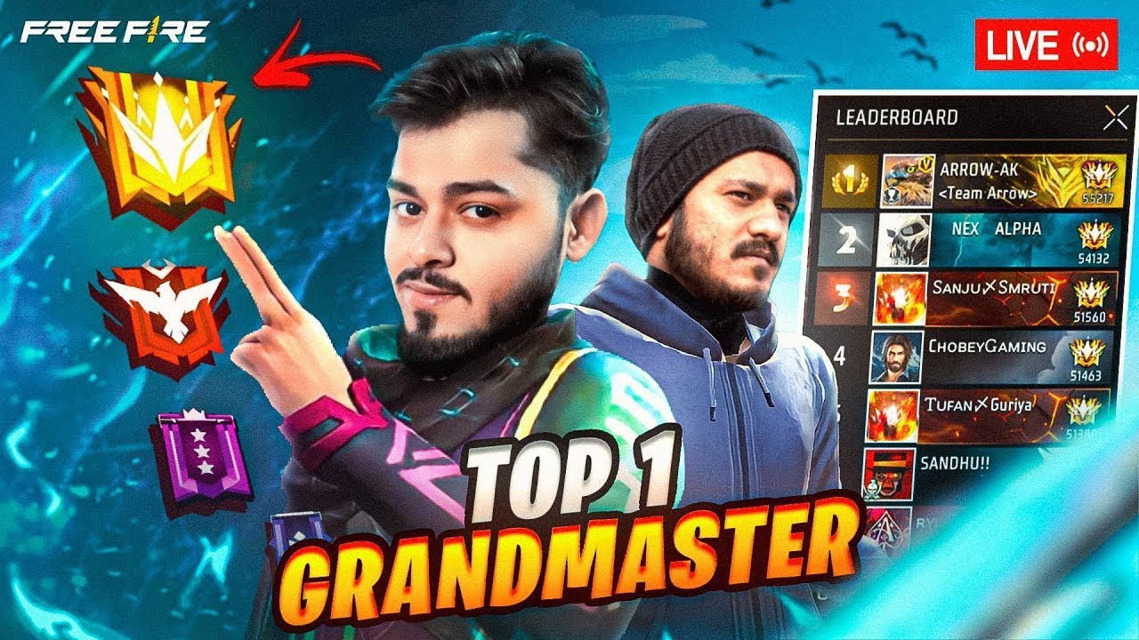 Dominating Top 1 Region Grandmaster V Badge Lobby🗿Serious Grandmaster ...