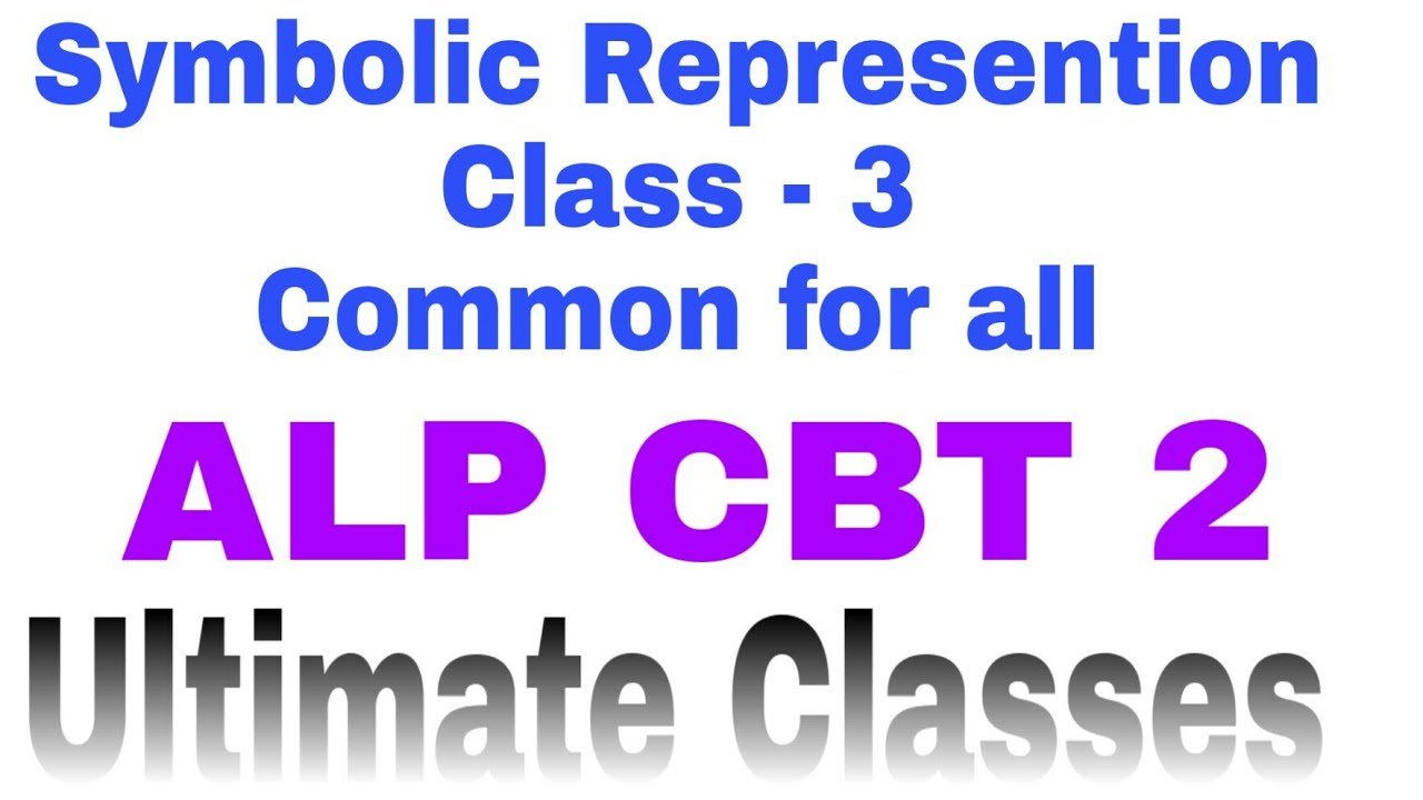 Symbolic Represention class - 3, common for all - YouTube