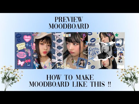 tutorial moodboard blue theme | part 3 - YouTube