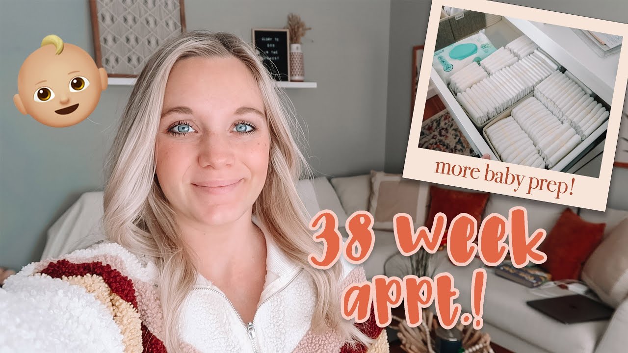 38 week doctor appt.! It's Baby week! More baby prep + shopping ...