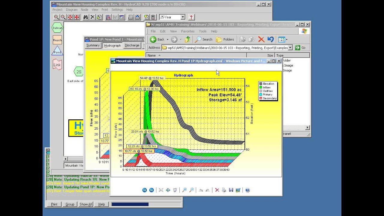 HydroCAD Webinar #103: HydroCAD Reports, Printing & Data Export - YouTube