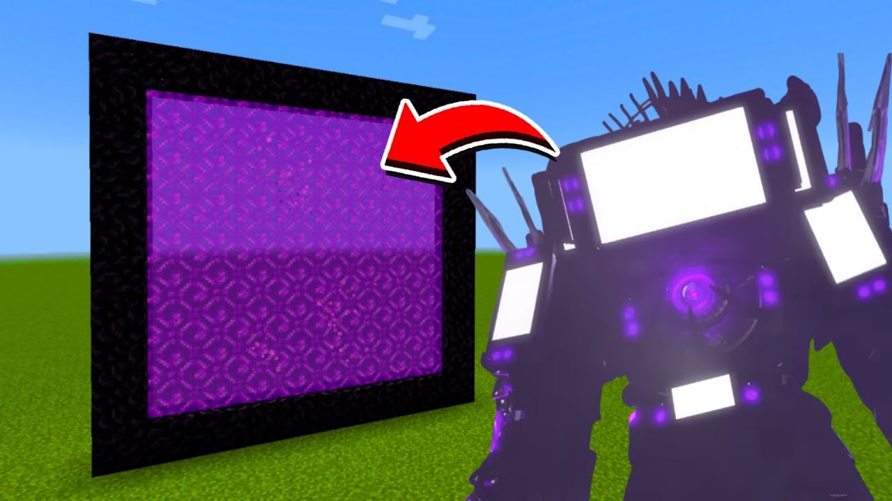 How to Make A Portal To The Titan Tv Man Upgraded Dimension in ...