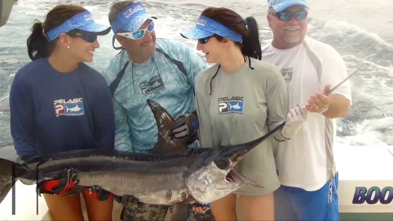 BEAUTIFUL GIRLS CATCHING SWORDFISH WITH THE BOOBY TRAP FISHING TEAM ...