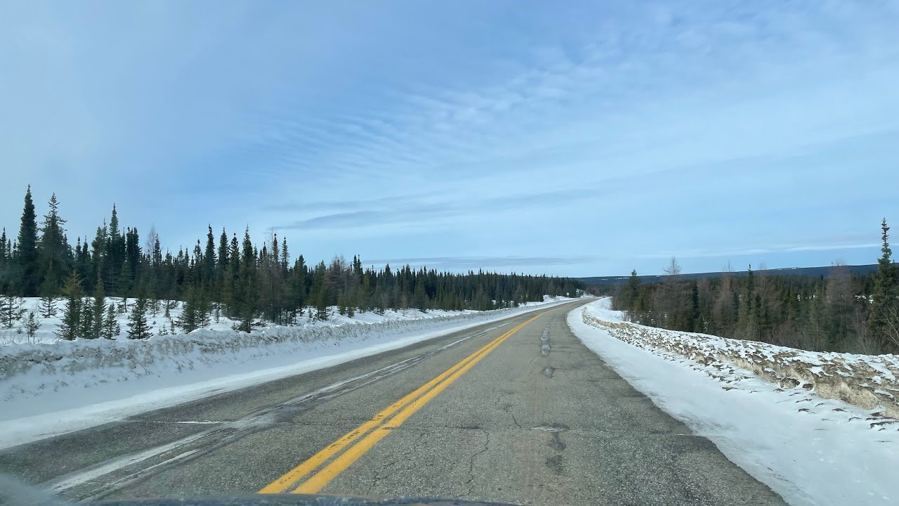 THIS ROAD IS REMOTE! Traveling up Québec-389 to Labrador City - YouTube