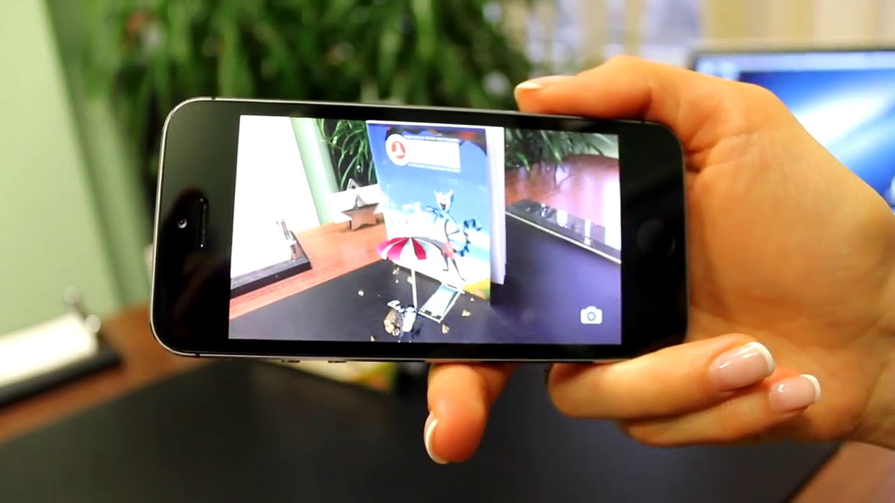 Images with augmented reality. Series "Cartoon" - YouTube