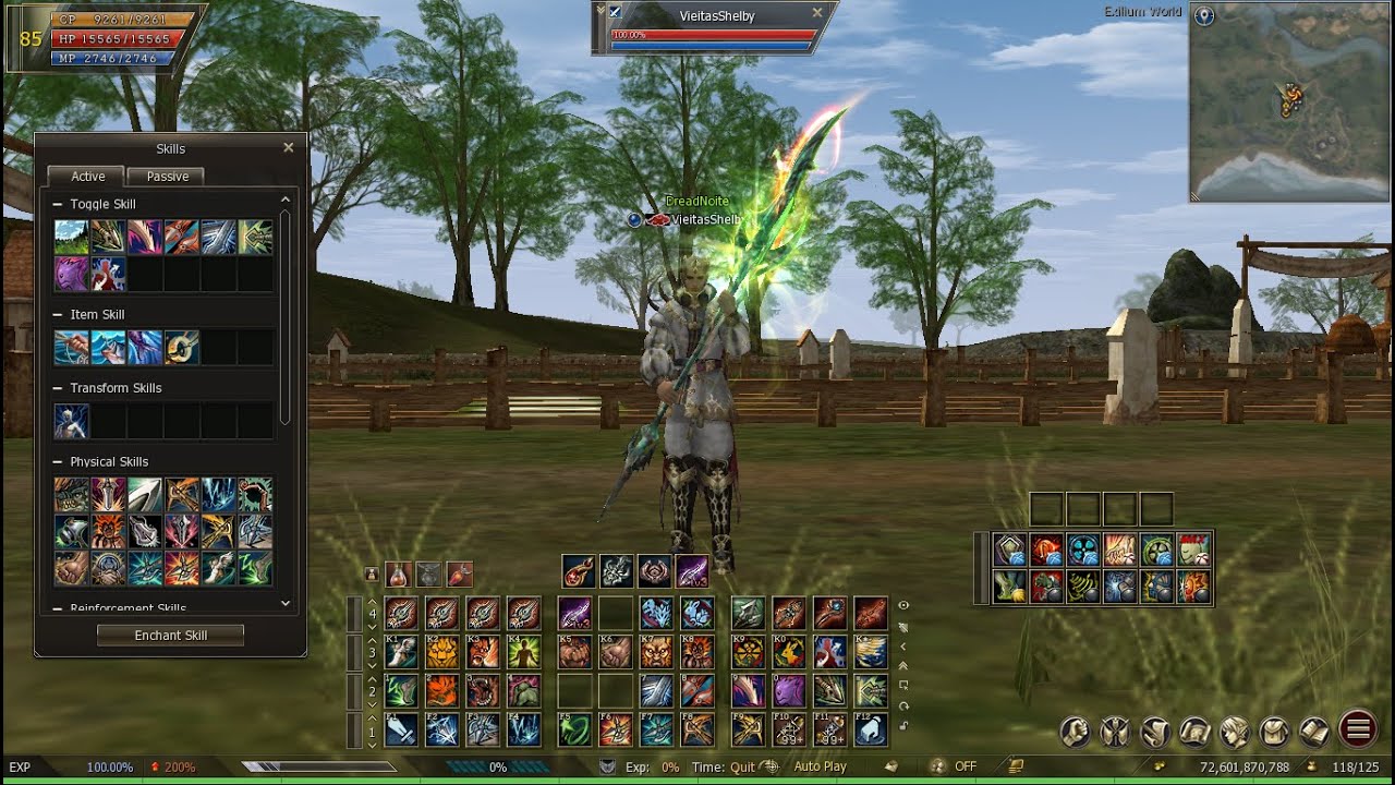 LINEAGE 2 EXILIUM WORLD - DREADNOUGHT MASS PvP - YouTube