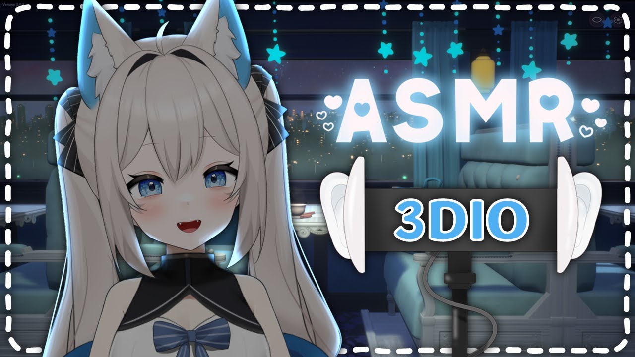 【3DIO ASMR】 💫 Eepy Fox Whispers on the Train~ 🦊 Spirit City: Lofi ...