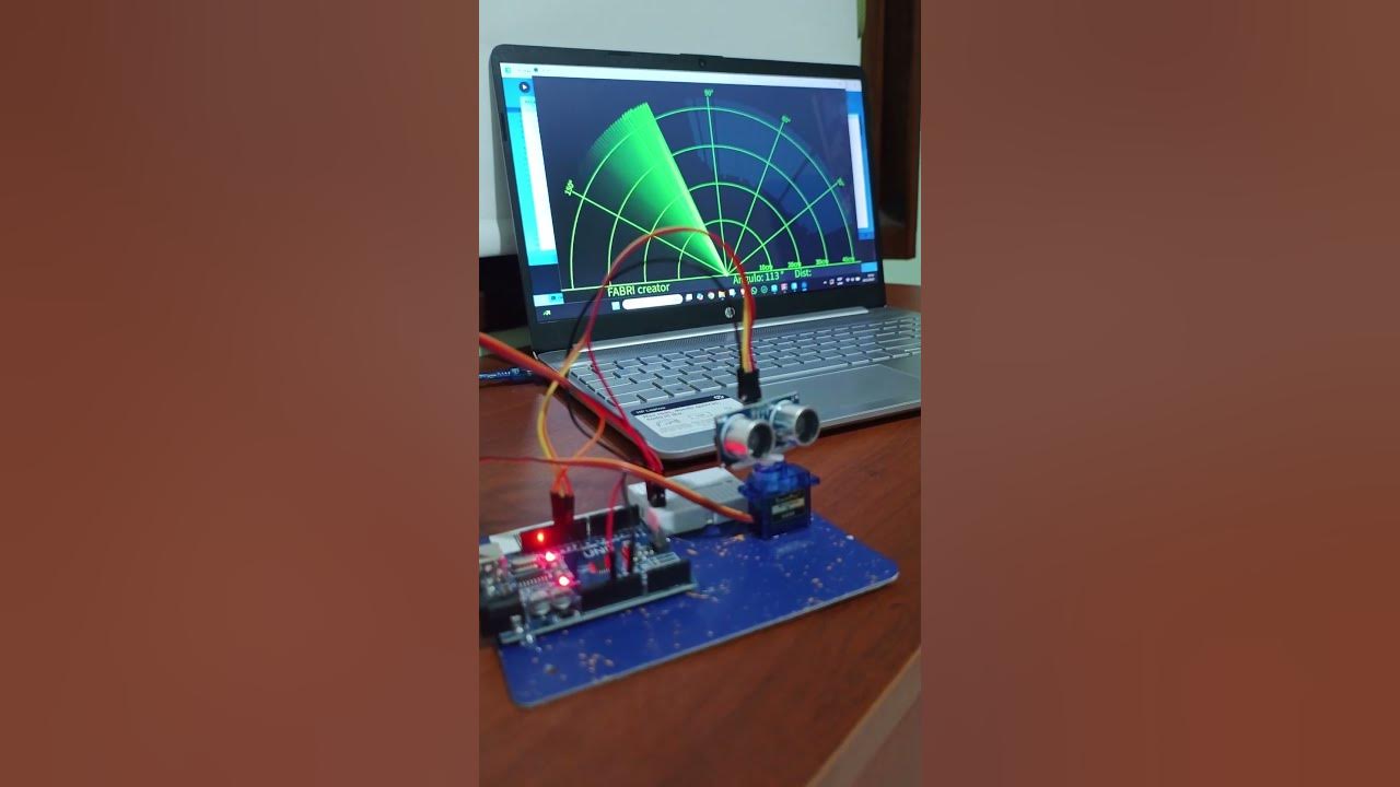 Radar hecho con arduino - YouTube