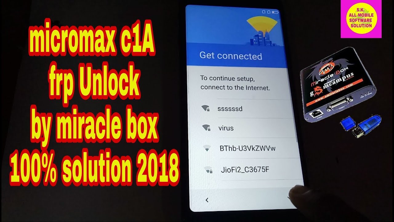 Micromax C1A frp Unlock by miracle box👉 100% solution👈 - YouTube