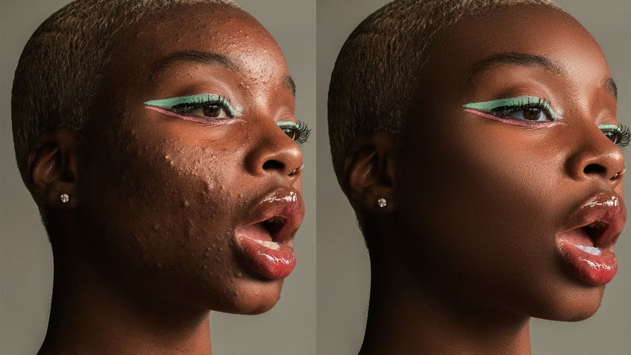 SKIN RETOUCHING using FREE Ai in Photoshop | GENERATIVE FILL - YouTube