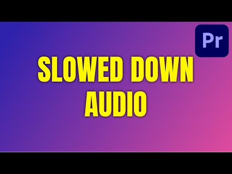 How To Slow Down Audio in Premiere Pro - YouTube