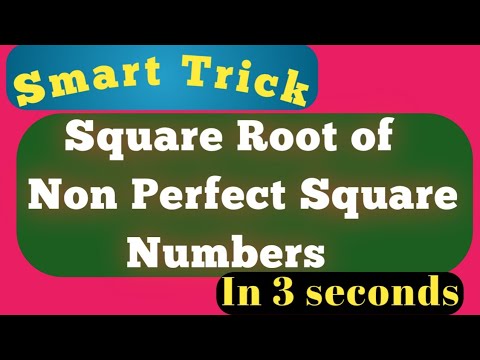 Square Root of non Perfect Square Numbers - YouTube