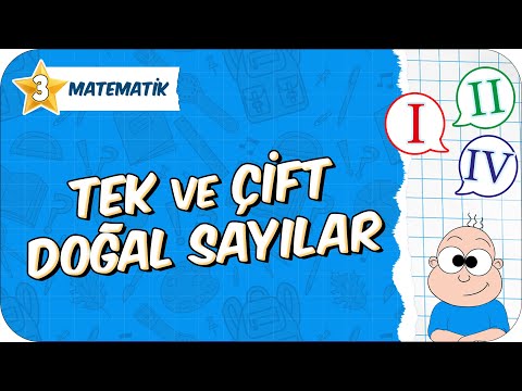 Tek ve Çift Doğal Sayılar / Romen Rakamları 📘 3. Sınıf Matematik #2026