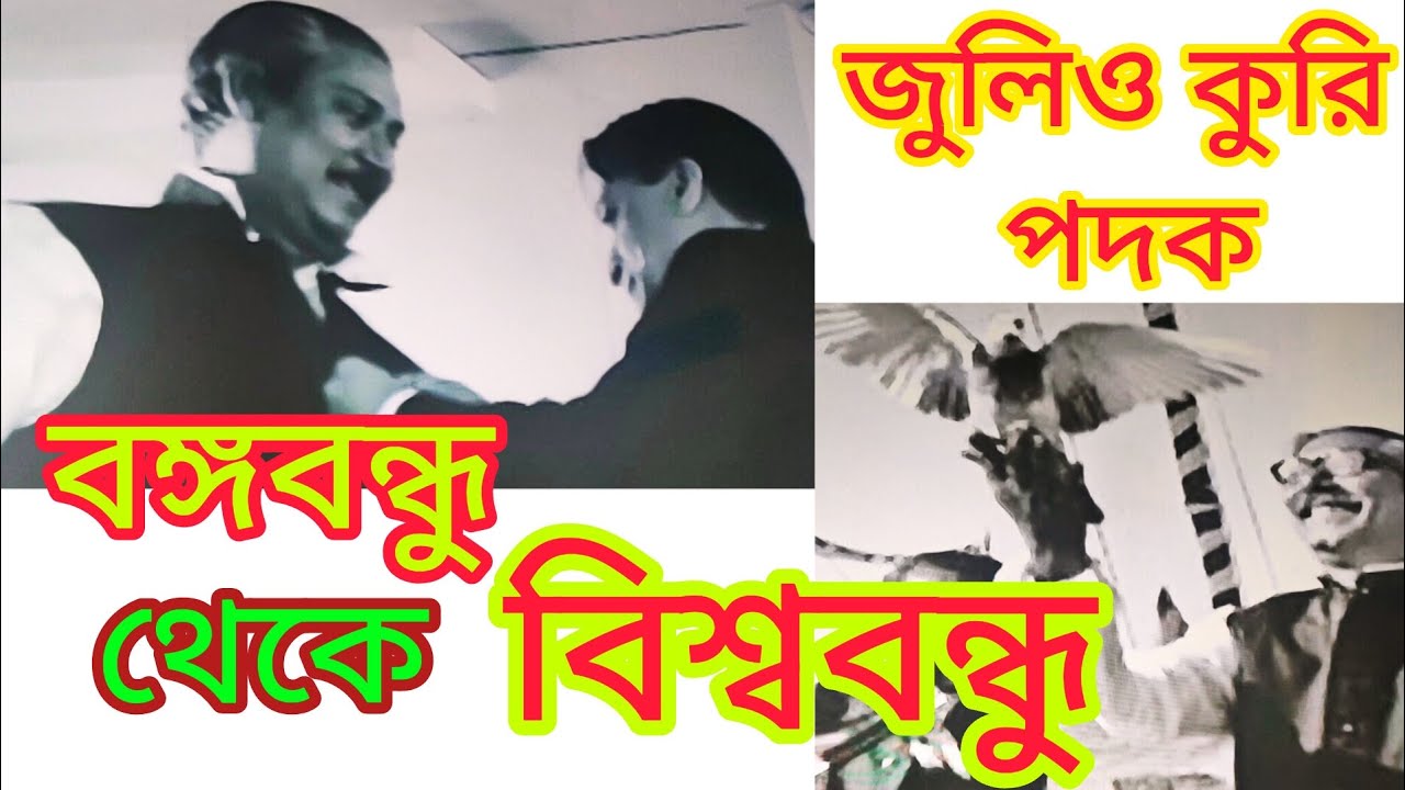 বঙ্গবন্ধু থেকে বিশ্ববন্ধু|বঙ্গবন্ধুর জুলিও কুরি শান্তি পদক|Bangabandhu ...