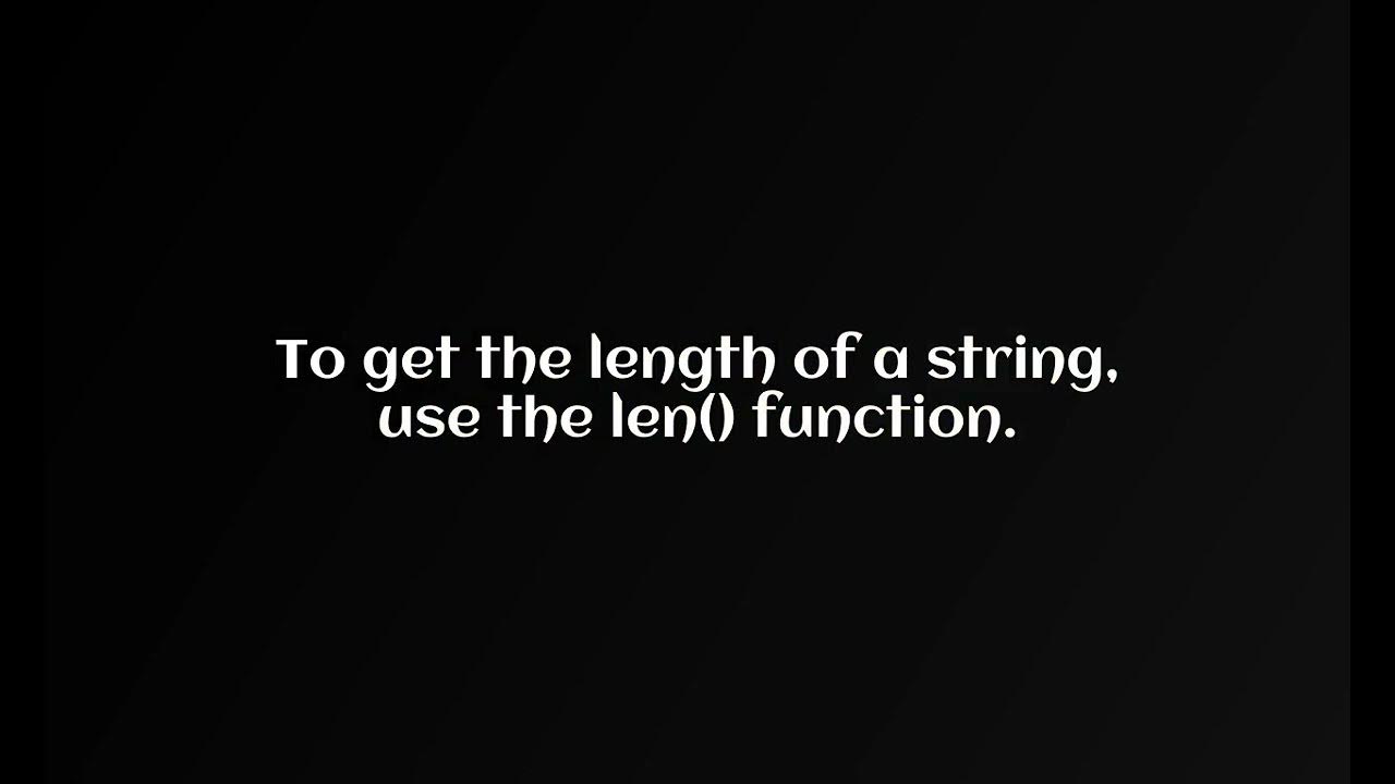 String Length In Python How To Get The Length Of A String In Python string-length-in-python-how-to-get-the-length-of-a-string-in-python
