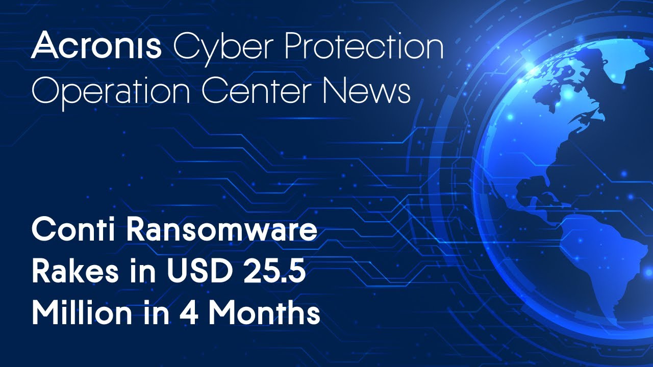 Conti Ransomware Rakes in USD 25.5 Million in 4 Months | Cyber ...