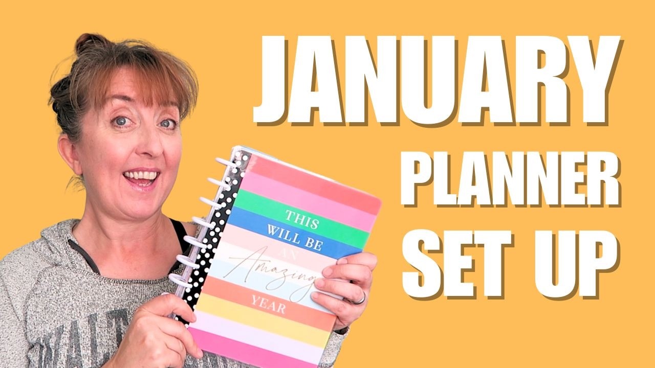 January Planner SetUp, Happy Planner Challenges & Themes Ideas - YouTube