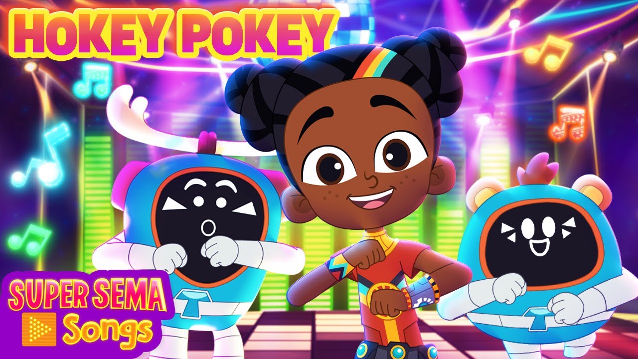 Party Song 🥳 The Hokey Pokey Dance Along 🎶 Super Sema - Kids Songs ...