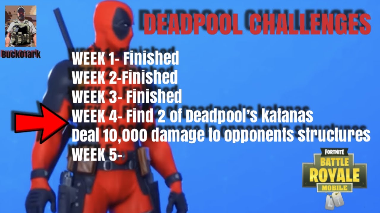Deadpool Week 4 Challenges - YouTube