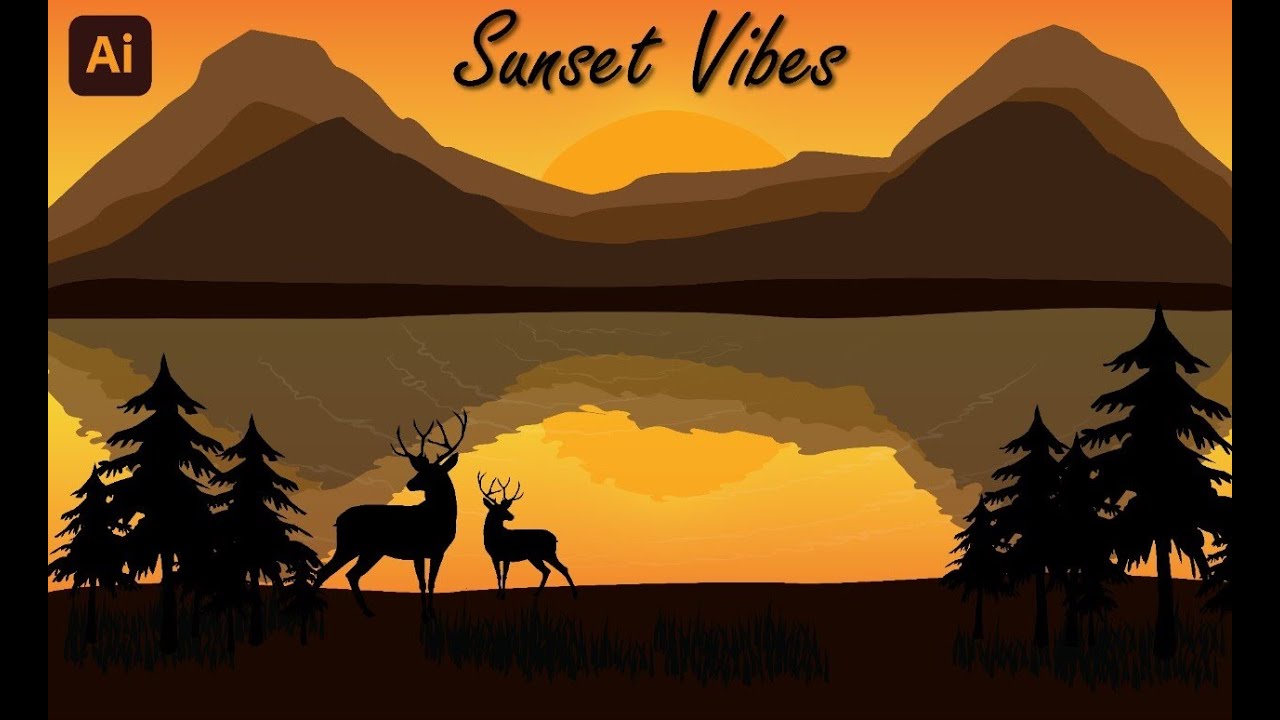 Vector Illustration Tutorial for Beginners | How to make a Vector ...