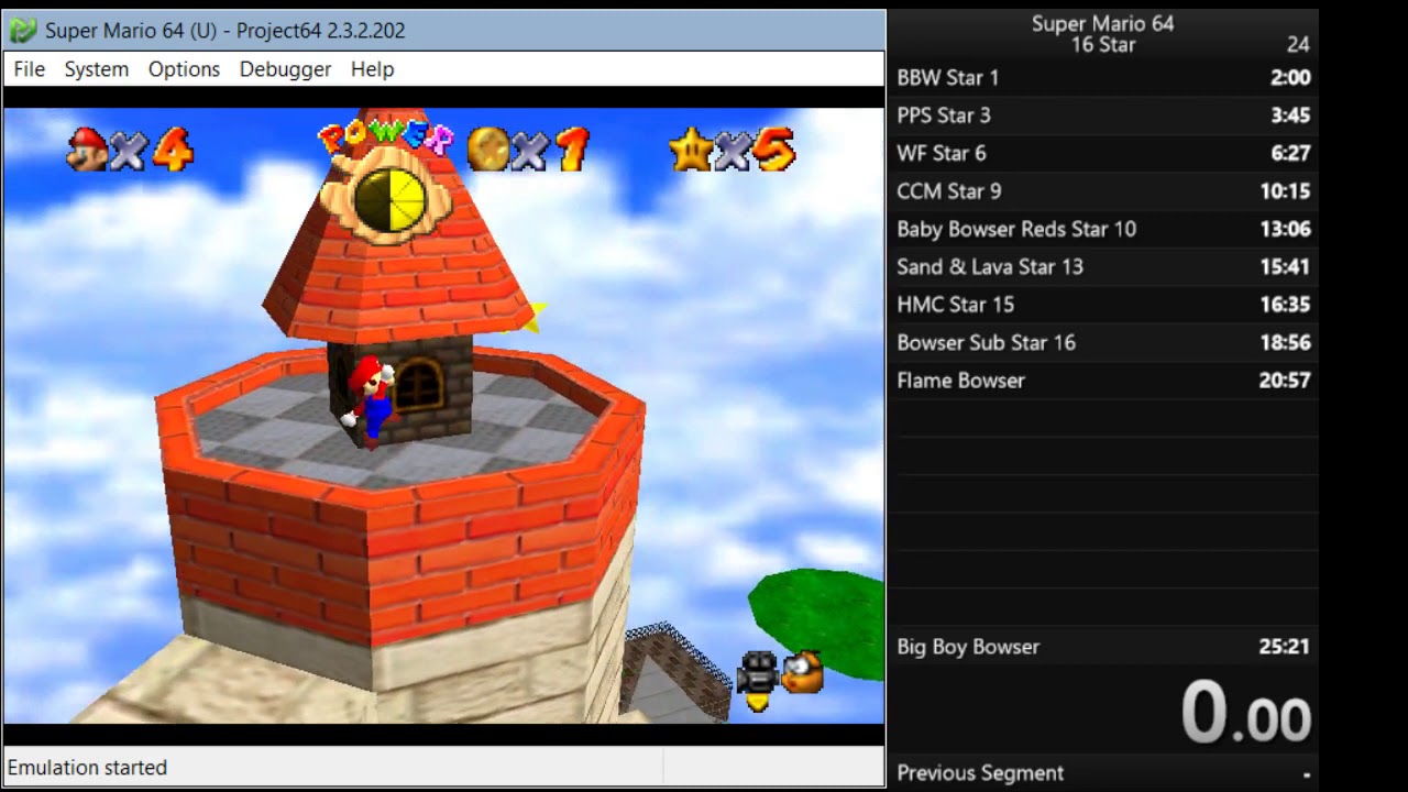 Super Mario 64 Speed run live stream - YouTube