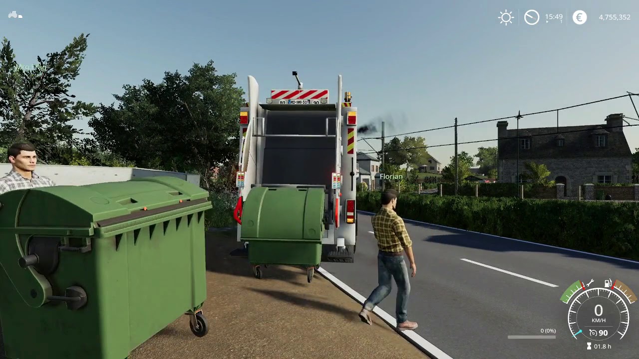[FS19 PC] Multi -- On ramasse les poubelles en ville - YouTube