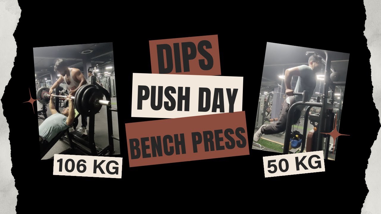 Inclined Bench Press PR | Weighted Dips | Chest Day - YouTube